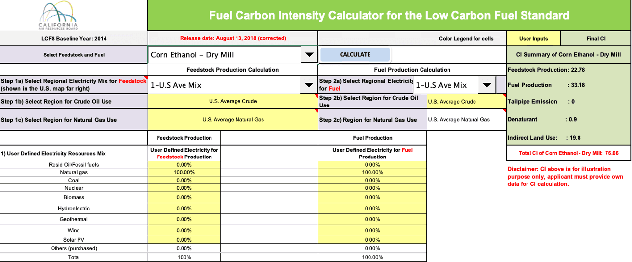 CA-GREET Life Cycle Model - Life Cycle Associates, LLC